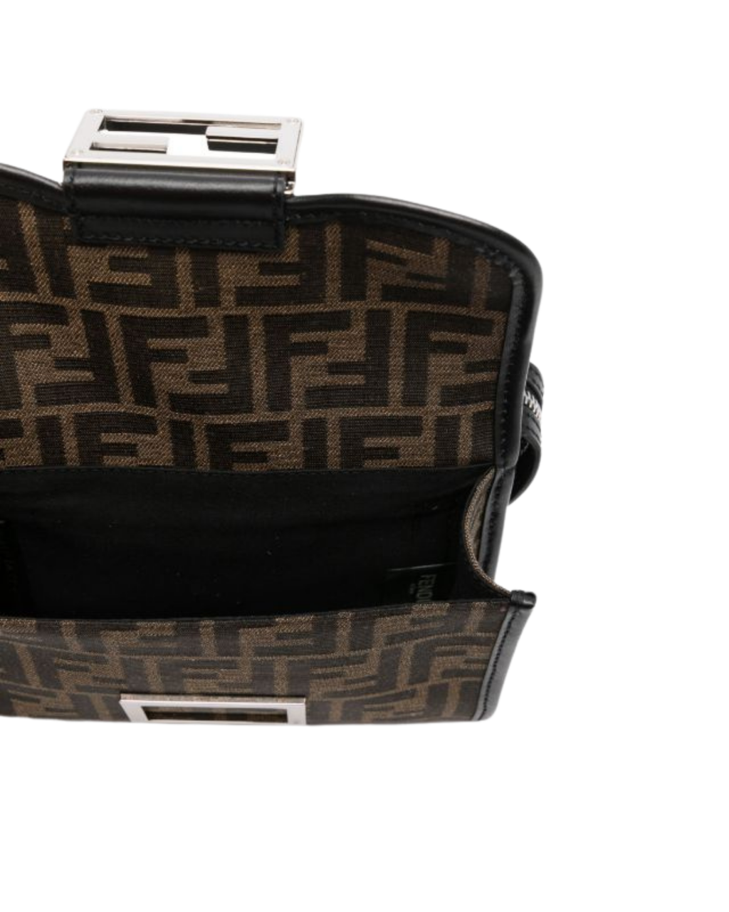 Fendi Baguette Double – Brown FF Jacquard Bag – Desert Blues Brands Outlet